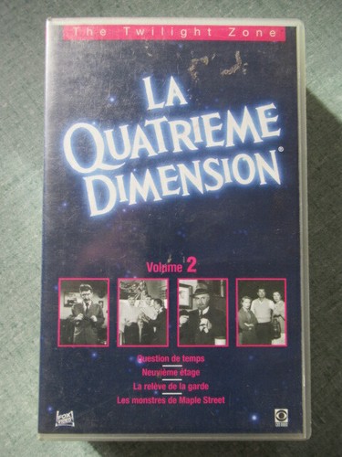 VHS : THE TWILIGHT ZONE / LA QUATRIEME DIMENSION VOL 2 – 4 EPISODES ROD ...