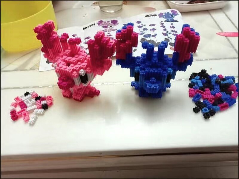 Lilo & Stitch Mini Magic Blocks ，Mini Building Blocks Challenging Game ...