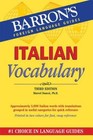 Italian Vocabulary (Barron's Vocabulary Series) - Paperback - GOOD ...