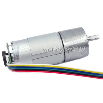DC12V 24V JGB37-555 Gearbox Speed Reduction Gear Motor Encoder with ...