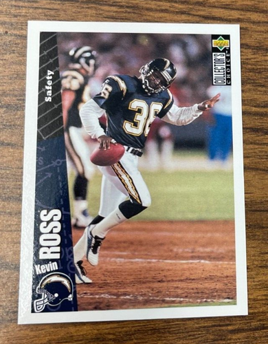 1996 Upper Deck Collector's Choice Card # U108 Kevin Ross - Los Angeles ...