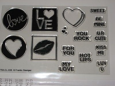 FRANTIC STAMPER - "CONVERSATION HEART STAMPS" FRAS036 CARDS ...