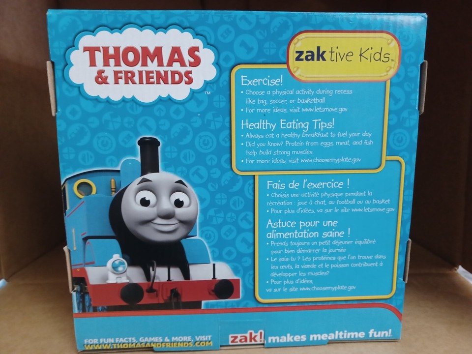 ZAK THOMAS & FRIENDS KIDS 3 PIECES DINNERWARE BOX SET 100% ORIGINAL L ...