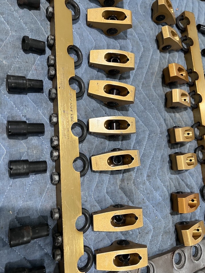 SBC Crane 1.5 Ratio Roller Rockers 7/16 Jomar Girdle Engle Rev Kit 350 ...