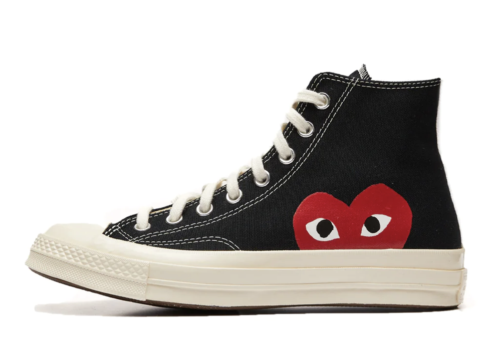 Converse Chuck Taylor All-Star 70 Hi Comme des Garcons Black Play ...