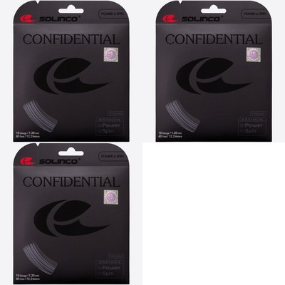 Solinco Confidential Tennis String | eBay