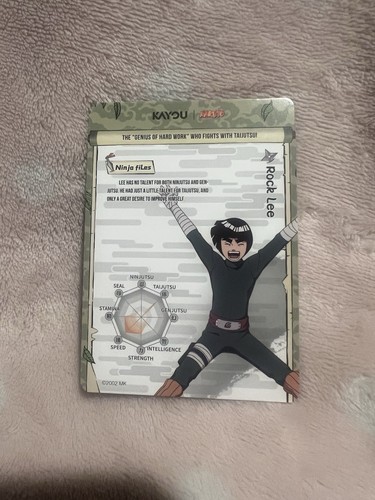 Naruto Kayou English Series 2 Card - Rock Lee - NRSA02-UR-013L3 | eBay UK