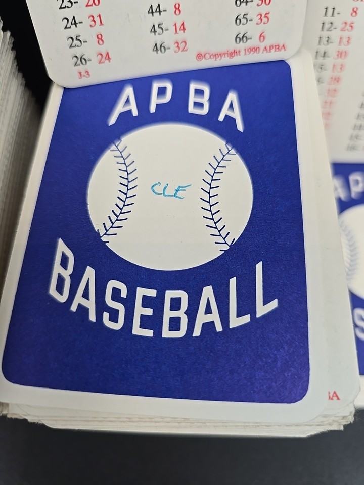 Huge APBA Baseball Card Lot 80s & 90s | eBay