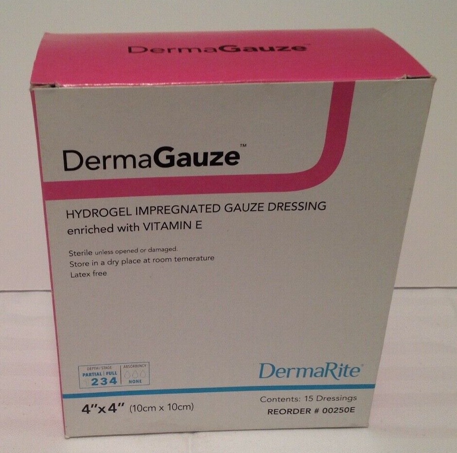 Dermagauze Impregnated Hydrogel Wound Dressing, Size: 4 X 4 Inches - 15 ...