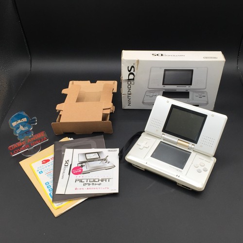 [ As Is ] Nintendo DS Original Console Pure White Box No Battery Tested ...