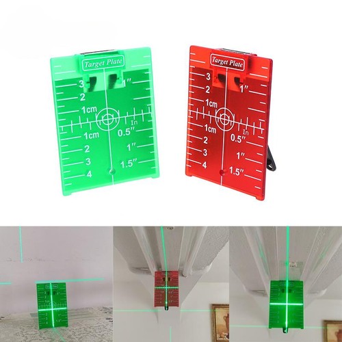 1PCS Laser Target Card Plate For Green/Red Laser Level Suitable For ...
