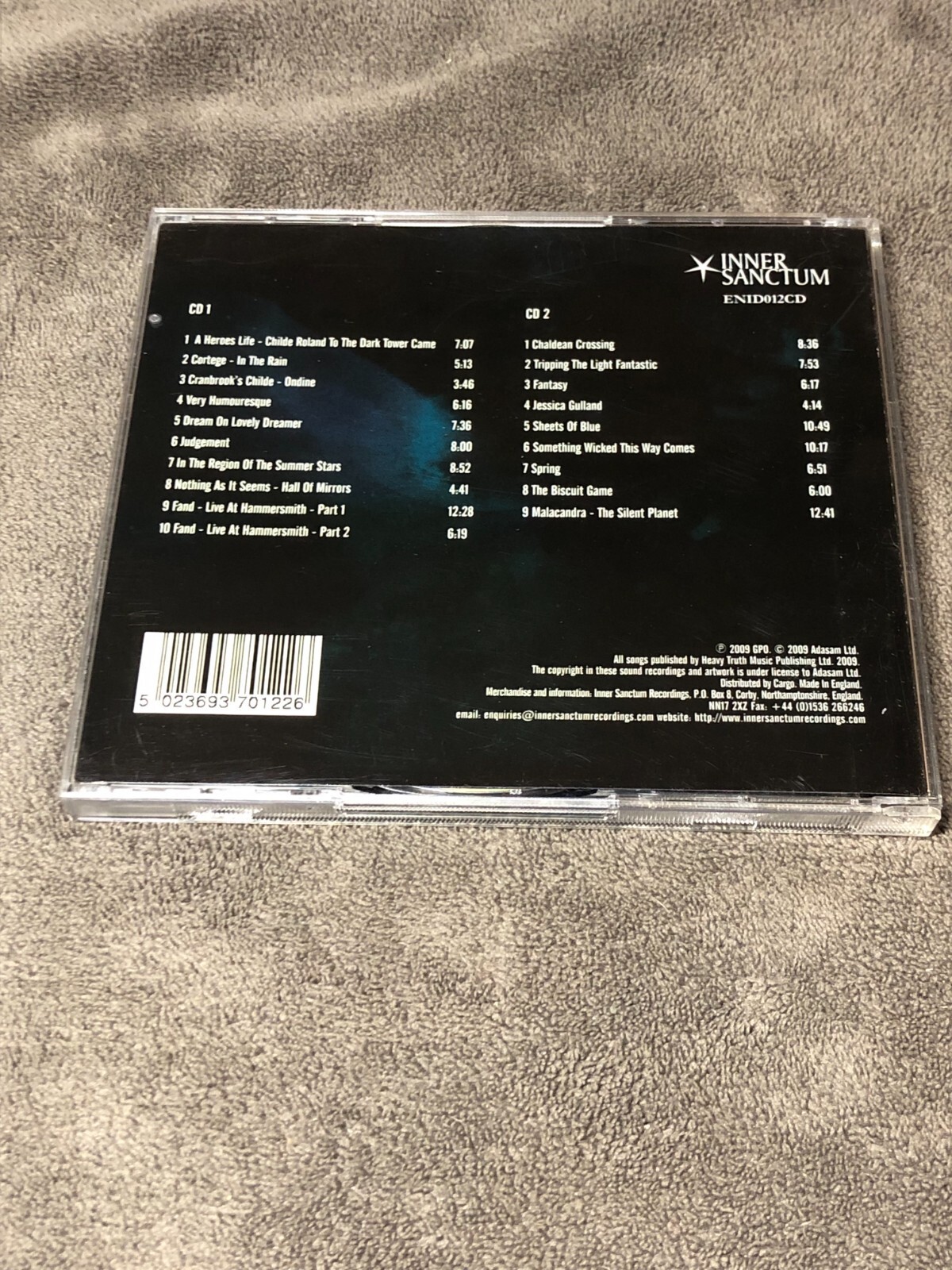 Sheets of Blue: Anthology 1975-2004 by The Enid (CD, 2006) for sale ...