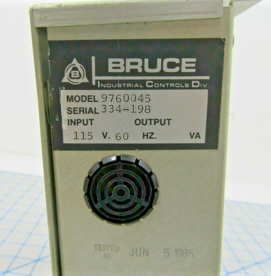 9760045 / BRUCE ALARM PROCESSOR MODEL 7653 / BRUCE TECHNOLOGIES | eBay
