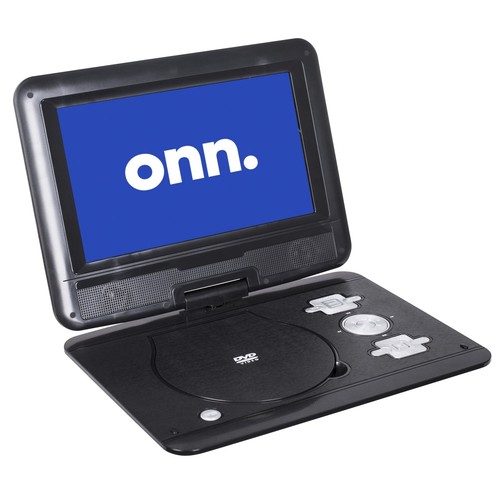 Onn Portable 10" Swivel Screen DVD Media Player w/ 5-hr battery life ...