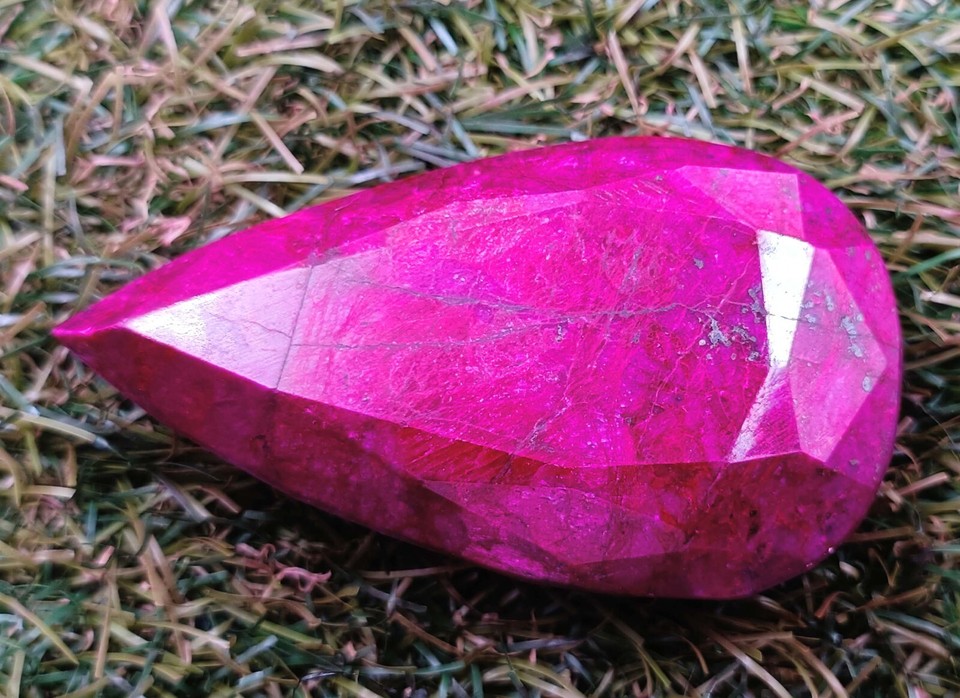 Unique Stone Natural Red Ruby 750-800Ct Certified Pear Cut Gems High ...