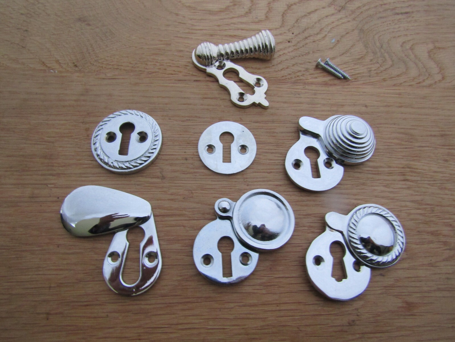 Keyhole Key Hole Plate Covers Door Lock Escutcheon Open/covered OVER 50 ...