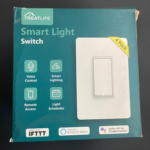 TreatLife Smart Light Switch Single Pole Compatible With Alexa , Google ...
