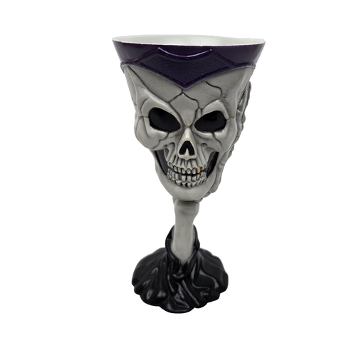 Halloween Skeleton Skull Plastic Goblet Cup Bones Fingers Gold Tooth ...
