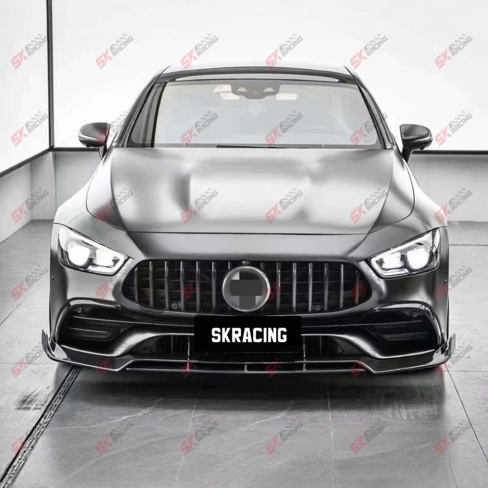 Carbon Fiber Front Bumper Lip Side Skirts Body Kits For Benz AMG GT43 ...