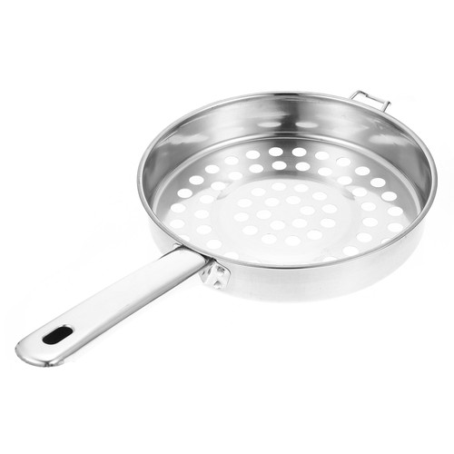 Large Colander for Kitchen Hand Strainer with Handle Mesh Big Holes ...