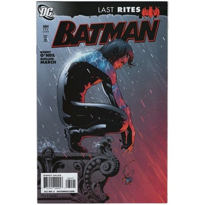 BATMAN #684 1:10 TONY DANIEL NIGHTWING VARIANT LAST RITES DC COMIC 2009 ...