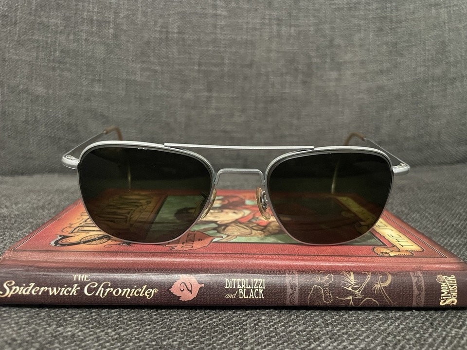 VTG American Optical AO 6 1/2 Norton Aviator Prescription Sunglasses ...