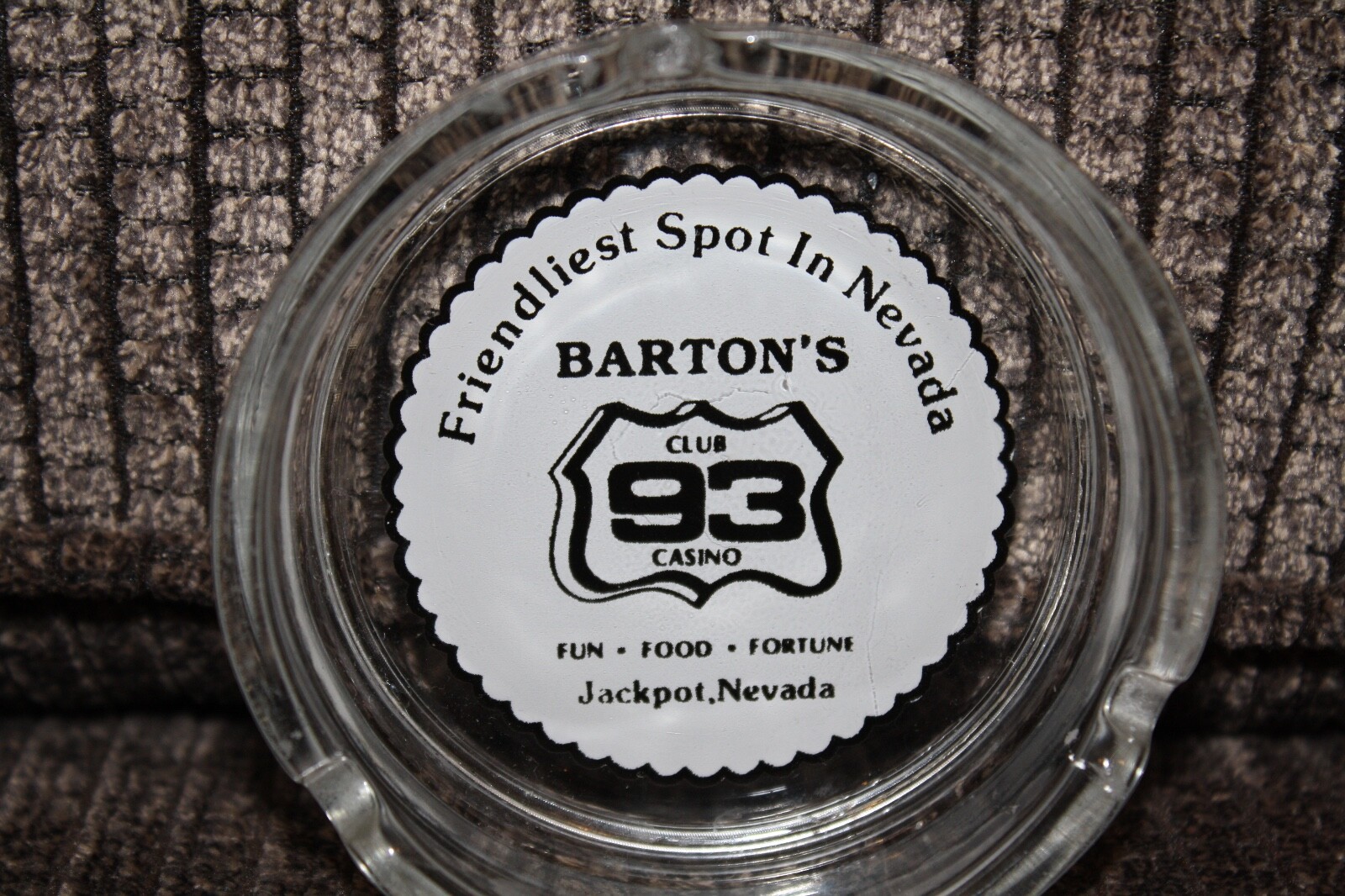 BARTONS CLUB 93 CASINO ADVERTISING ASHTRAY JACKPOT NEVADA | eBay