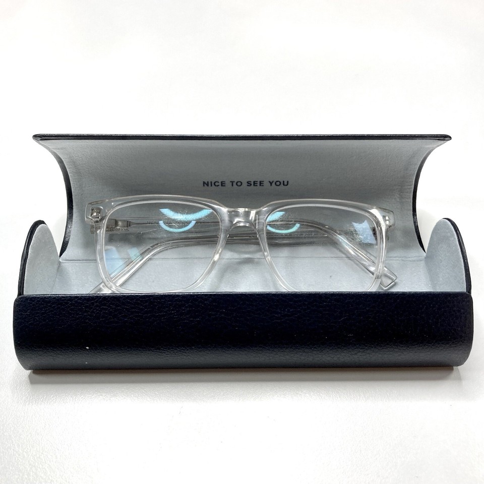 Warby Parker Chamberlain W 500 Crystal Clear Eyeglasses Frames 50-18 ...