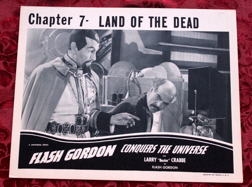 FLASH GORDON CONQUERS THE UNIVERSE BUSTER CRABBE SERIAL R1945 LOBBY ...