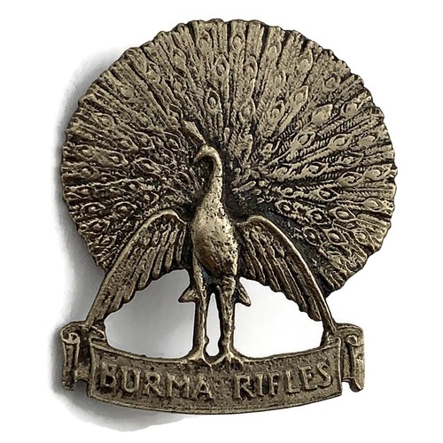 Burma Rifles Regiment British Colonial Army Burmese SE Asia Cap Badge ...