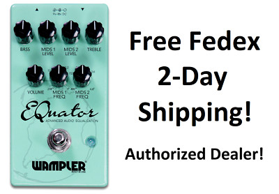 New Wampler EQuator Advanced Audio Equalizer Guitar Effects Pedal ...