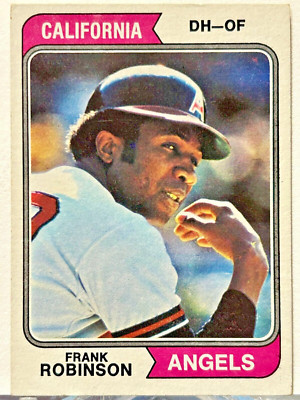 ⚾️ 1974 Topps ⚾️ Frank Robinson, California Angels, #55 Free Shipping ...