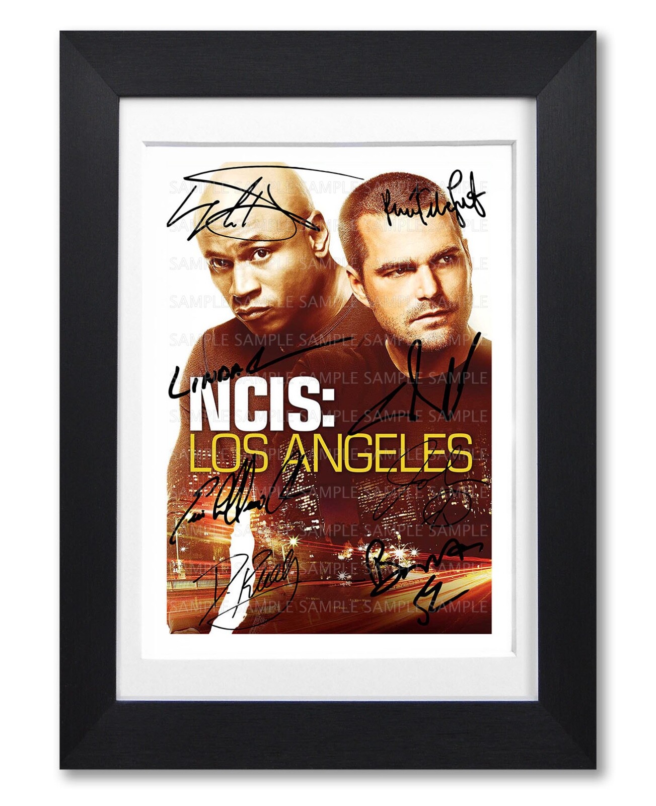 NCIS LOS ANGELES TV SERIES SEASON CAST SIGNED POSTER PRINT PHOTO ...