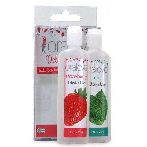 Oralove Delicious Duo Lickable Lube Strawberry & Mint - Personal ...