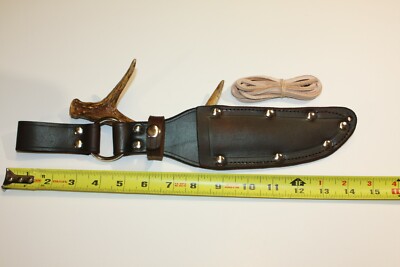 Custom Leather { COLD STEEL OUTDOORSMAN /universal } Knife Sheath | eBay