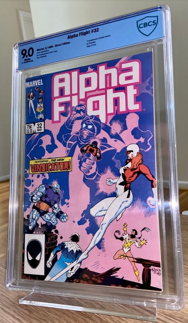Alpha Flight #32 - Key & 1st app. of Vindicator (Hudson)! CBCS 9.0 ...