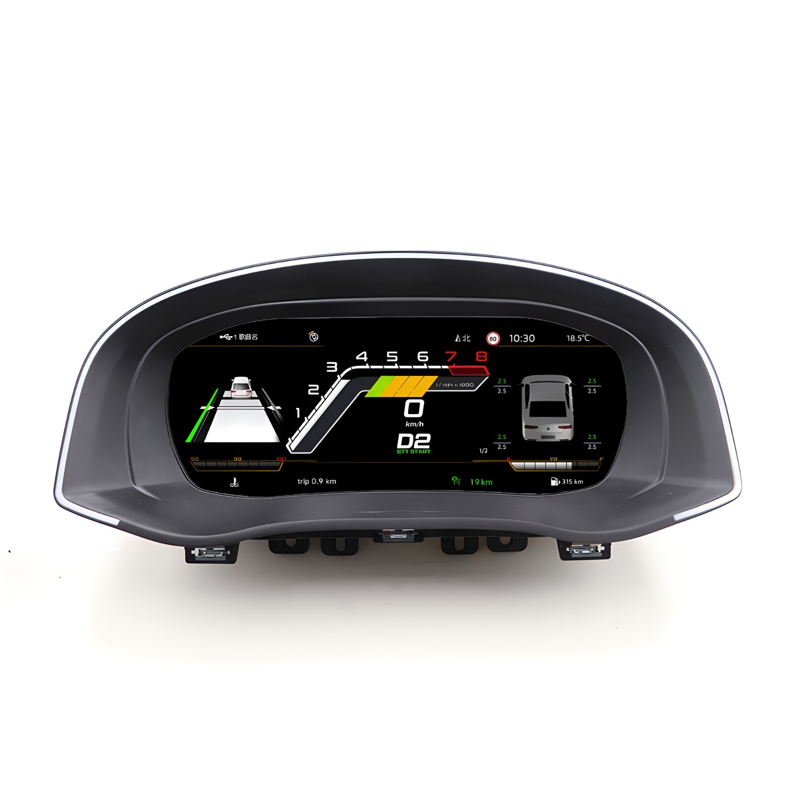 10.25''LCD Digital Instrument Gauge Cluster For VW PASSAT NMS Dashboard CarPlay | eBay