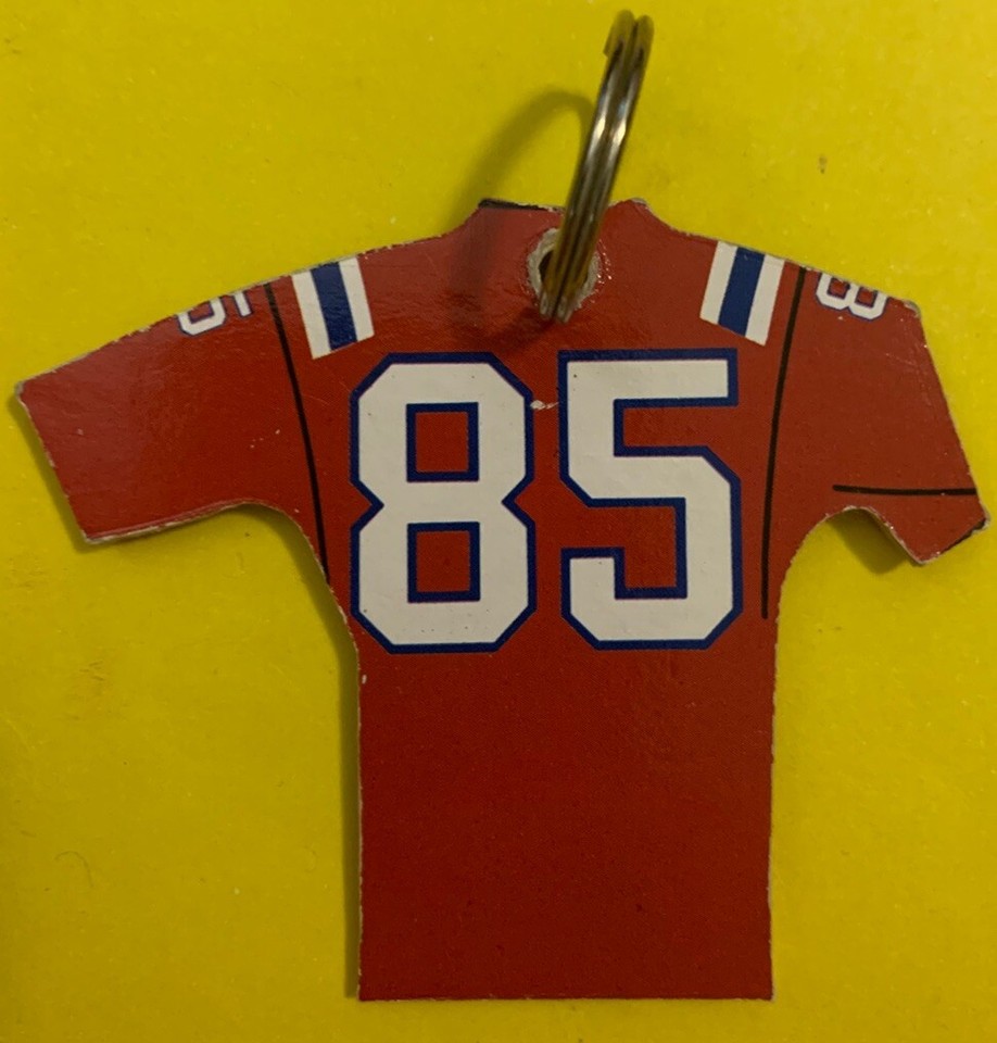 1980s New England Patriots mini gumball JERSEY Key ring Vintage ...