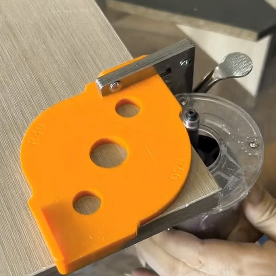 Router Radius Templates Jig for Woodworking Rounded Corner Edges R5 R40 ...