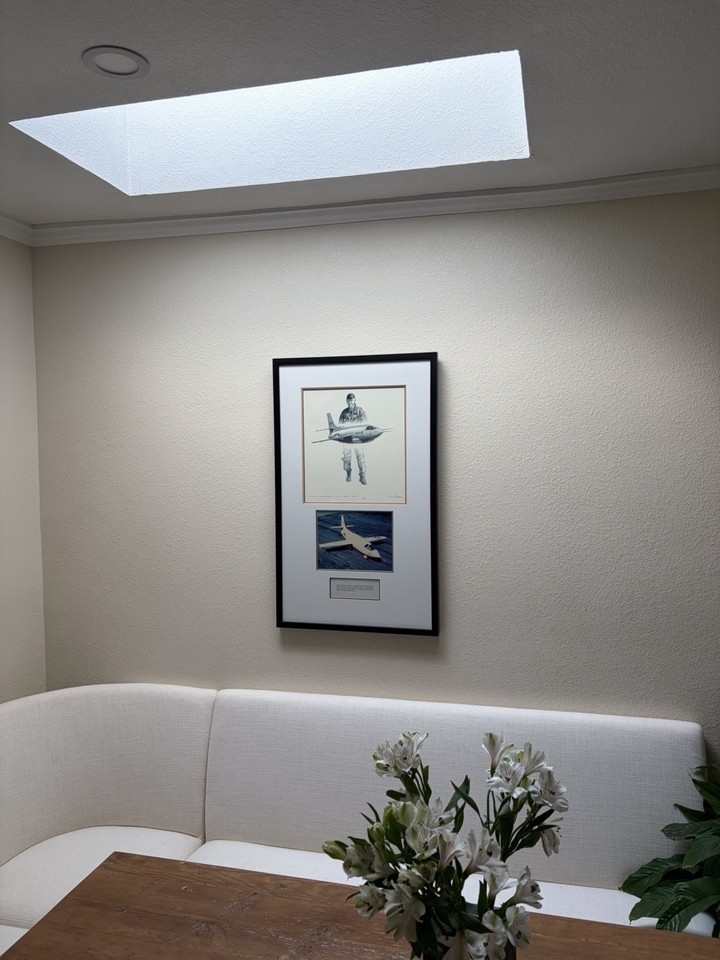Chuck Yeager Bell XS-1 Limited Edition Print by Dan Witkoff Framed ...