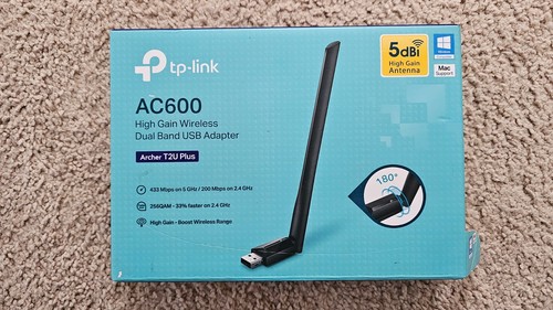 TP-Link Archer AC600 T2U Plus High Gain Wireless Dual Band USB Adapter ...