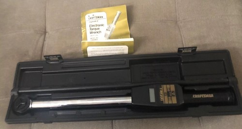VTG Sears Craftsman Digitork 2 Electric 1/2" Drive Torque Wrench 44482 ...
