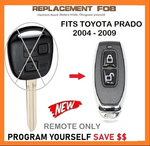 REMOTE KEY LESS ENTRY FOB SUITABLE FOR TOYOTA PRADO 2004 to 2009 ...