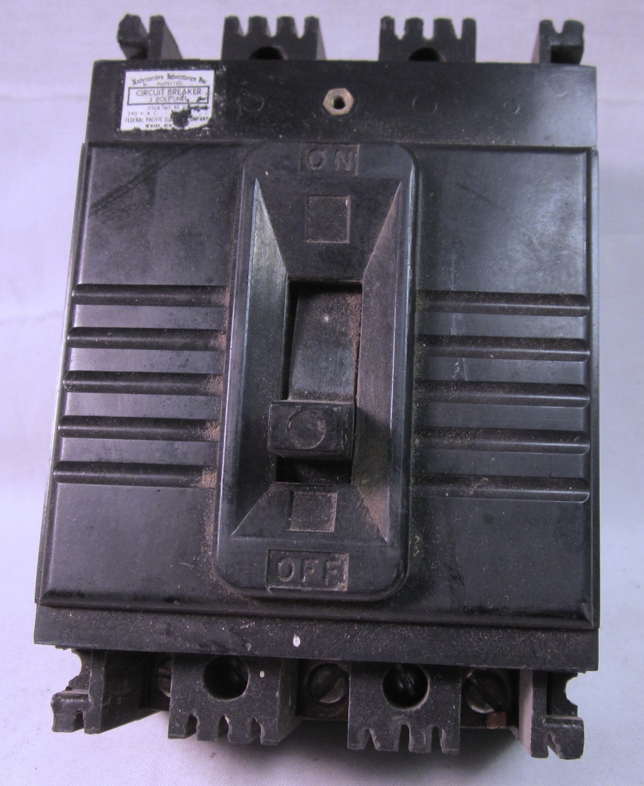 Federal Pacific Electric FPE 70 Amp, 3 Pole Circuit Breaker, NE231070 ...