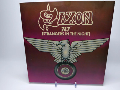 Saxon 747 Strangers In The Night 7" Carrere CAR151 1980 picture sleeve ...