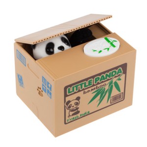 Funny Electronic Panda Piggy Bank Money Box Children Moneybox | eBay