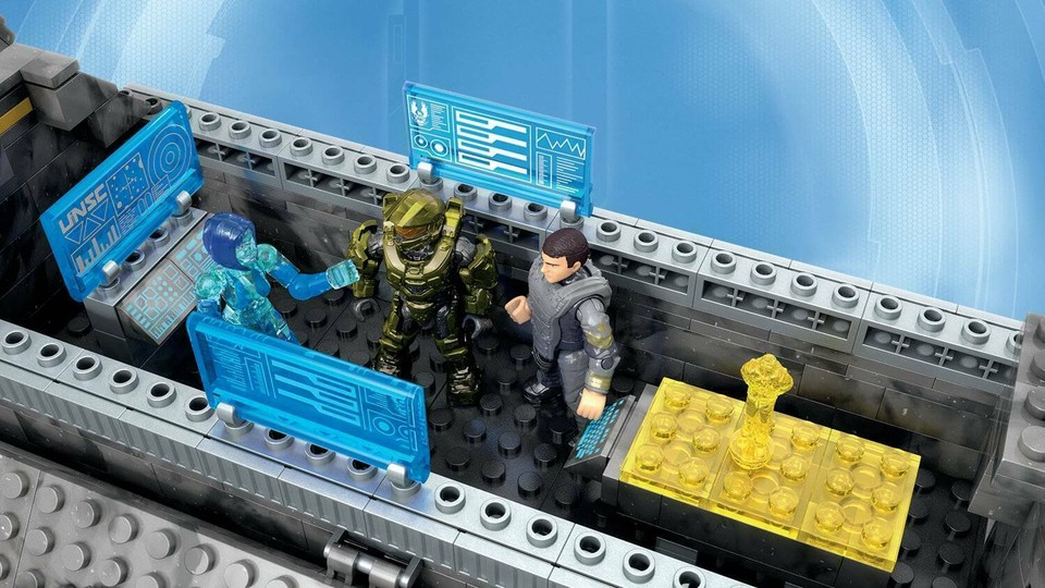 MEGA CONSTRUX HALO 4 UNSC INFINITY SET FVK37 MASTER CHIEF CORTANA ...