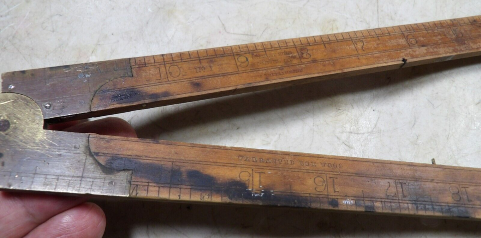 Vintage/Antique Stanley Rule & Level Co #1 Boxwood Ruler 24" | eBay