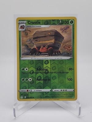 Crustle [Reverse Holo] 12/203 Pokémon TCG Evolving Skies | eBay