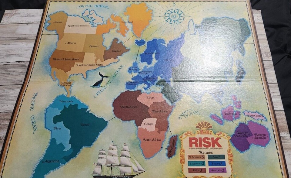Vintage 1980 RISK Board Game by Parker Brothers | eBay